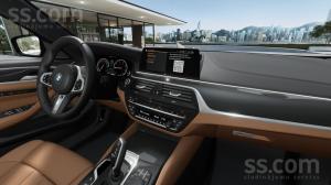 Blue BMW 520 2018 in Riga, with an engine capacity of 2.00 L and mileage of 193 thousand km for 19900 €, photo 6 on AUTOMOTO.COM.LV