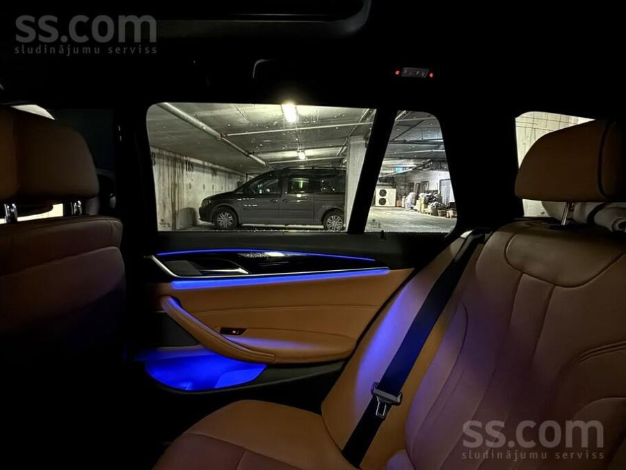 Blue BMW 520 2018 in Riga, with an engine capacity of 2.00 L and mileage of 193 thousand km for 19900 €, photo 26 on AUTOMOTO.COM.LV