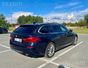 Blue BMW 520 2018 in Riga, with an engine capacity of 2.00 L and mileage of 193 thousand km for 19900 €, photo 29 on AUTOMOTO.COM.LV