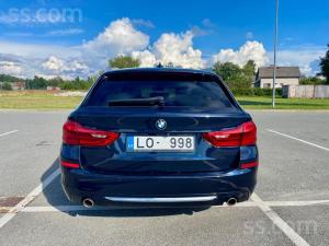 Blue BMW 520 2018 in Riga, with an engine capacity of 2.00 L and mileage of 193 thousand km for 19900 €, photo 31 on AUTOMOTO.COM.LV