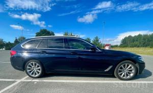Blue BMW 520 2018 in Riga, with an engine capacity of 2.00 L and mileage of 193 thousand km for 19900 €, photo 32 on AUTOMOTO.COM.LV