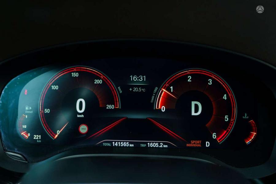 Синий БМВ 520 2018 в Вильнюс, объемом двигателя 2.00 л и пробегом 142 тыс. км за 18900 €, фото 33 на AUTOMOTO.COM.LV