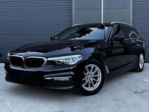 Blue BMW 520 2018 in Utena, with an engine capacity of 2.00 L and mileage of 266 thousand km for 13450 €, photo  on AUTOMOTO.COM.LV