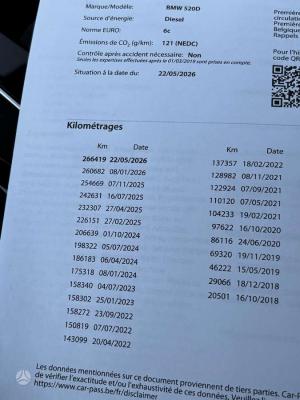 Zils BMW 520 2018 Utena, ar dzinēja tilpumu 2.00 L un nobraukumu 266 tūkst. km par 13450 €, foto 32 vietnē AUTOMOTO.COM.LV