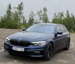 Blue BMW 520 2018 in Klaipeda, with an engine capacity of 2.00 L and mileage of 238 thousand km for 14000 €, photo  on AUTOMOTO.COM.LV