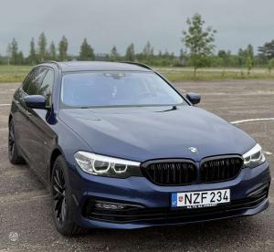 Blue BMW 520 2018 in Klaipeda, with an engine capacity of 2.00 L and mileage of 238 thousand km for 14000 €, photo 8 on AUTOMOTO.COM.LV