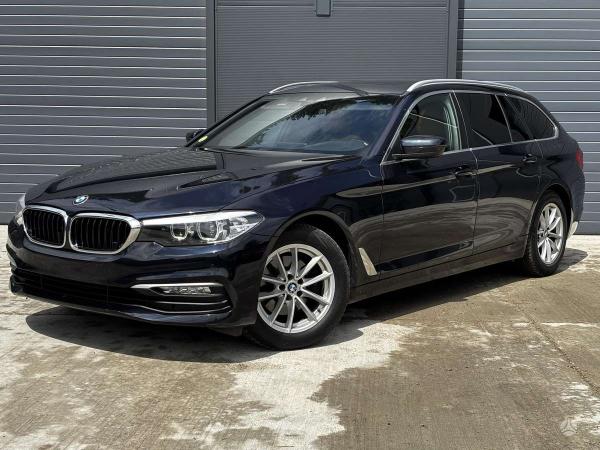 Blue BMW 520 2018 in Utena, with an engine capacity of 2.00 L and mileage of 266 thousand km for 13600 €, photo 5 on AUTOMOTO.COM.LV