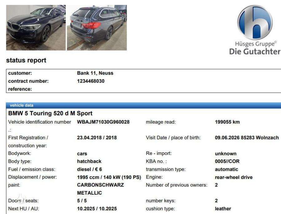 Zils BMW 520 2018 Viļņa, ar dzinēja tilpumu 2.00 L un nobraukumu 199 tūkst. km par 17700 €, foto 12 vietnē AUTOMOTO.COM.LV