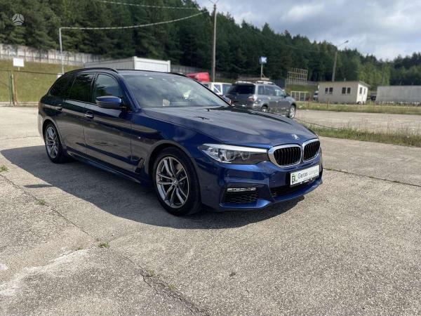 Blue BMW 520 2018 in Vilnius, with an engine capacity of 2.00 L and mileage of 244 thousand km for 17500 €, photo 4 on AUTOMOTO.COM.LV