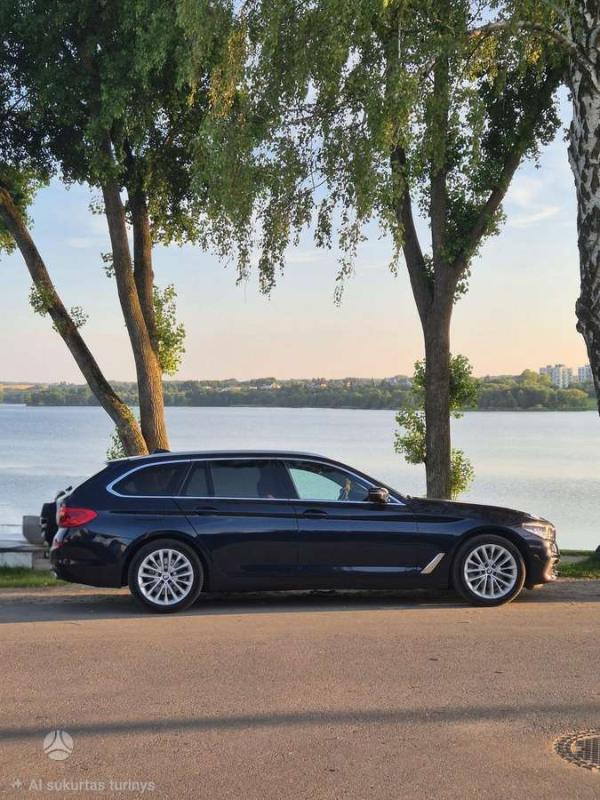 Blue BMW 520 2018 in Vilnius, with an engine capacity of 2.00 L and mileage of 215 thousand km for 17999 €, photo 10 on AUTOMOTO.COM.LV