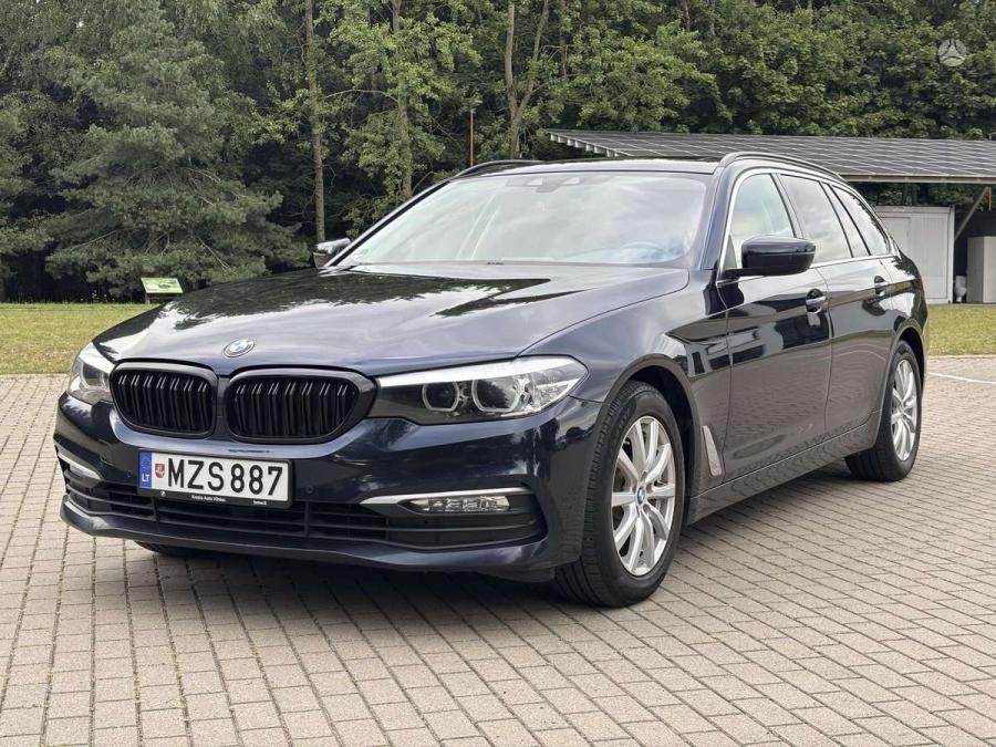 Синий БМВ 520 2018 в Вильнюс, объемом двигателя 2.00 л и пробегом 245 тыс. км за 14000 €, фото 3 на AUTOMOTO.COM.LV