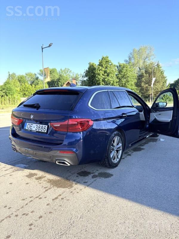 Zils BMW 520 2019 Aizkraukle, ar dzinēja tilpumu 2.00 L un nobraukumu 318 tūkst. km par 18200 €, foto 4 vietnē AUTOMOTO.COM.LV