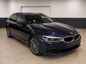 Blue BMW 520 2019 in Vilnius, with an engine capacity of 2.00 L and mileage of 185 thousand km for 18300 €, photo  on AUTOMOTO.COM.LV