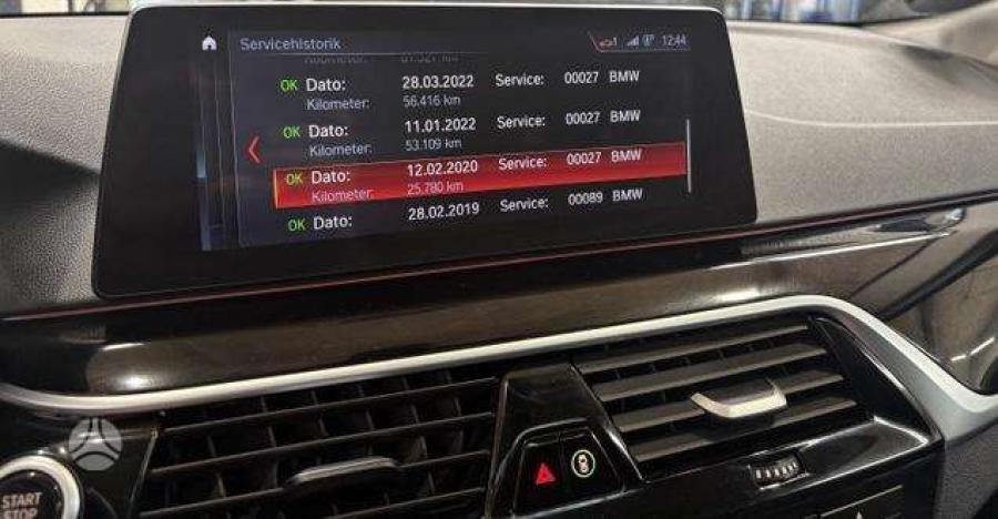 Синий БМВ 520 2019 в Вильнюс, объемом двигателя 2.00 л и пробегом 185 тыс. км за 18300 €, фото 22 на AUTOMOTO.COM.LV