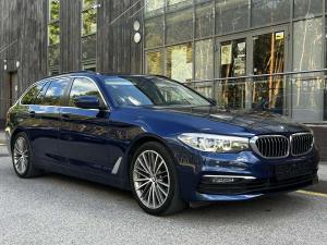 Blue BMW 520 2019 in Utena, with an engine capacity of 2.00 L and mileage of 230 thousand km for 15400 €, photo  on AUTOMOTO.COM.LV