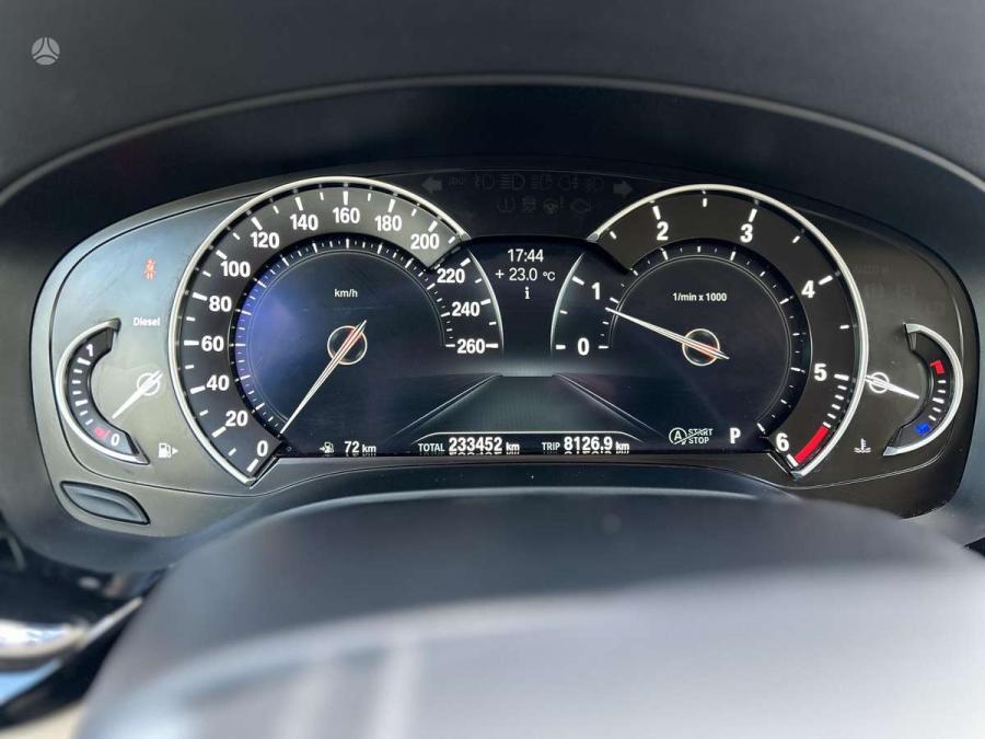 Синий БМВ 520 2019 в Утена, объемом двигателя 2.00 л и пробегом 230 тыс. км за 15400 €, фото 28 на AUTOMOTO.COM.LV