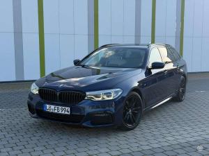 Blue BMW 520 2019 in Raseiniai, with an engine capacity of 2.00 L and mileage of 198 thousand km for 18000 €, photo  on AUTOMOTO.COM.LV
