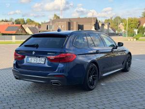 Blue BMW 520 2019 in Raseiniai, with an engine capacity of 2.00 L and mileage of 198 thousand km for 18000 €, photo 6 on AUTOMOTO.COM.LV