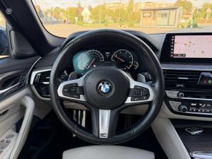 Blue BMW 520 2019 in Raseiniai, with an engine capacity of 2.00 L and mileage of 198 thousand km for 18000 €, photo 23 on AUTOMOTO.COM.LV