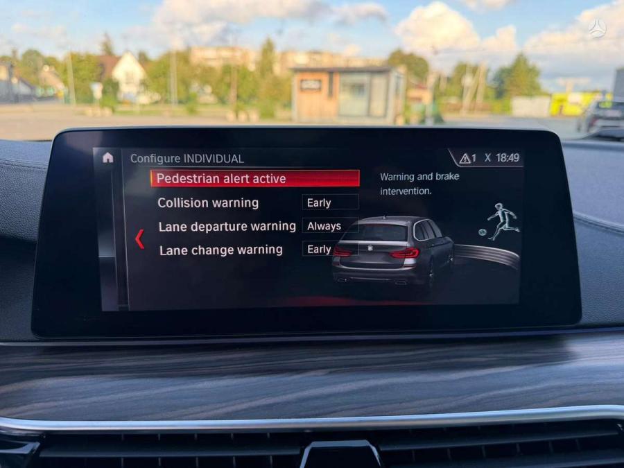 Blue BMW 520 2019 in Raseiniai, with an engine capacity of 2.00 L and mileage of 198 thousand km for 18000 €, photo 30 on AUTOMOTO.COM.LV