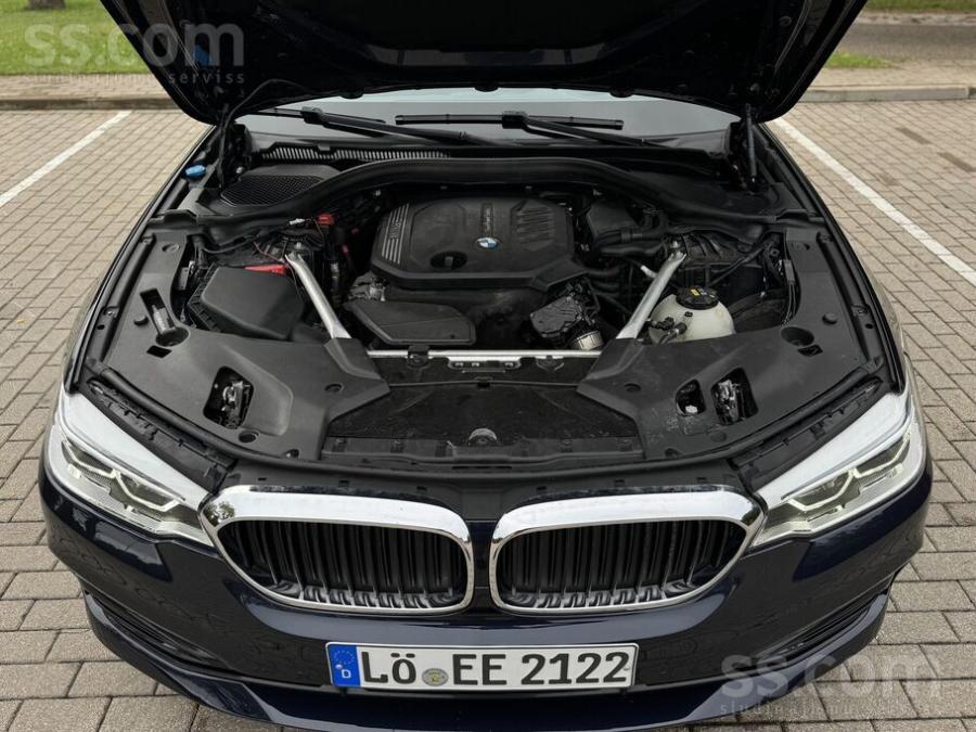 Blue BMW 520 2019 in Jurmala, with an engine capacity of 2.00 L and mileage of 0 thousand km for 17900 €, photo 34 on AUTOMOTO.COM.LV