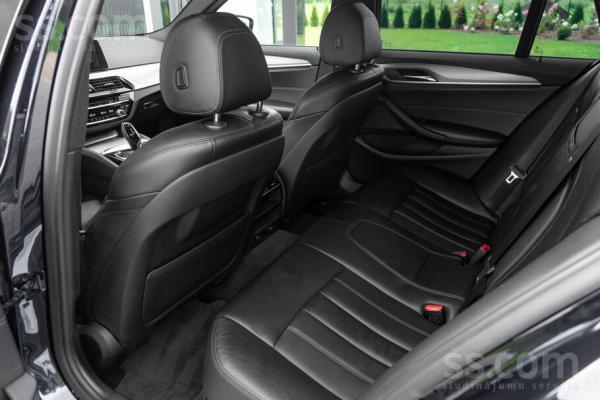 Blue BMW 520 2019 in Riga, with an engine capacity of 2.00 L and mileage of 178 thousand km for 16000 €, photo 9 on AUTOMOTO.COM.LV