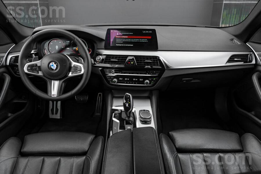 Blue BMW 520 2019 in Riga, with an engine capacity of 2.00 L and mileage of 178 thousand km for 16000 €, photo 10 on AUTOMOTO.COM.LV
