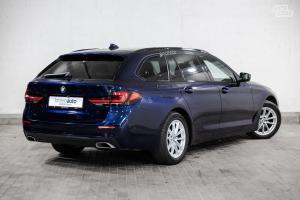 Blue BMW 520 2020 in Vilnius, with an engine capacity of 2.00 L and mileage of 155 thousand km for 29991 €, photo 10 on AUTOMOTO.COM.LV
