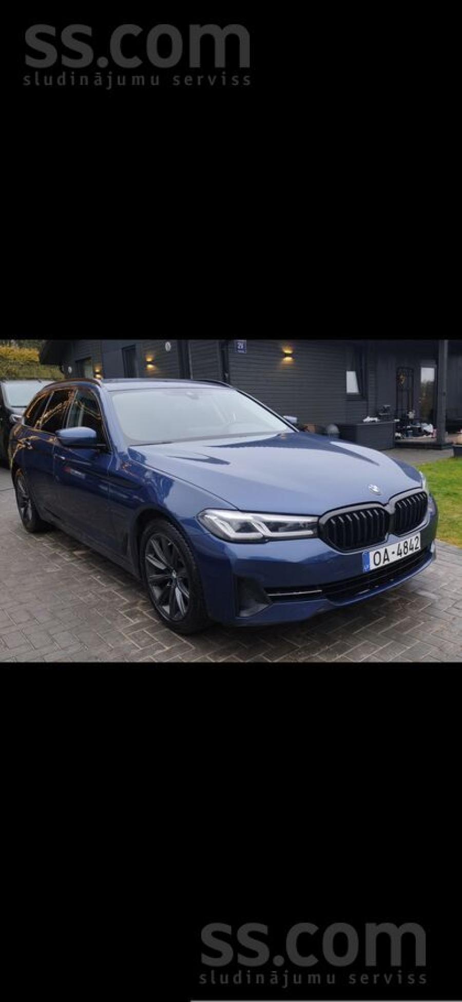 Zils BMW 520 2021 Rīga, ar dzinēja tilpumu 2.00 L un nobraukumu 194 tūkst. km par 25500 €, foto 1 vietnē AUTOMOTO.COM.LV