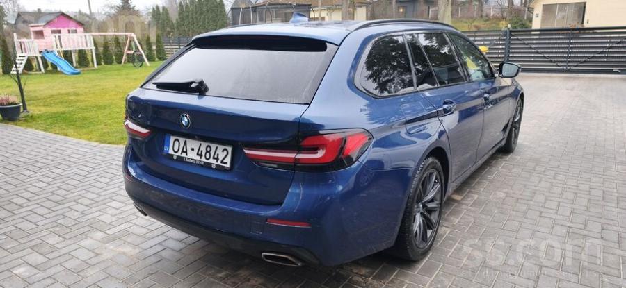 Zils BMW 520 2021 Rīga, ar dzinēja tilpumu 2.00 L un nobraukumu 194 tūkst. km par 25500 €, foto 5 vietnē AUTOMOTO.COM.LV