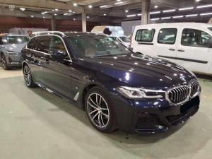 Blue BMW 520 2021 in Vilnius, with an engine capacity of 2.00 L and mileage of 128 thousand km for 29390 €, photo 3 on AUTOMOTO.COM.LV