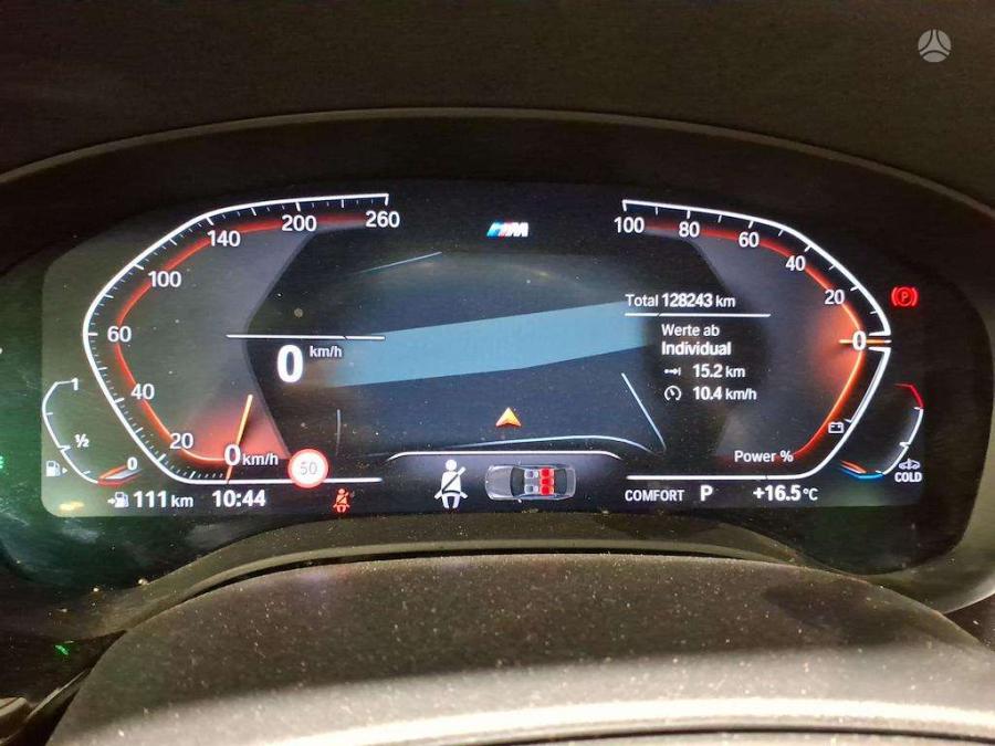 Blue BMW 520 2021 in Vilnius, with an engine capacity of 2.00 L and mileage of 128 thousand km for 29390 €, photo 7 on AUTOMOTO.COM.LV