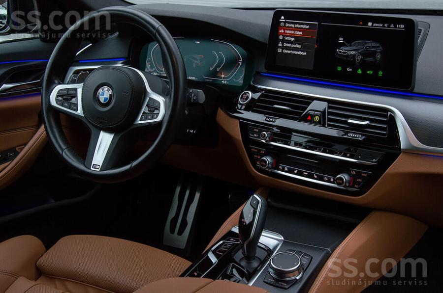 Zils BMW 520 2022 Rīga, ar dzinēja tilpumu 2.00 L un nobraukumu 94 tūkst. km par 33000 €, foto 9 vietnē AUTOMOTO.COM.LV
