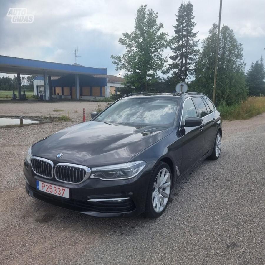 Brown BMW 520 2018 in Vilnius, with an engine capacity of 2.00 L and mileage of 225 thousand km for 16200 €, photo 3 on AUTOMOTO.COM.LV