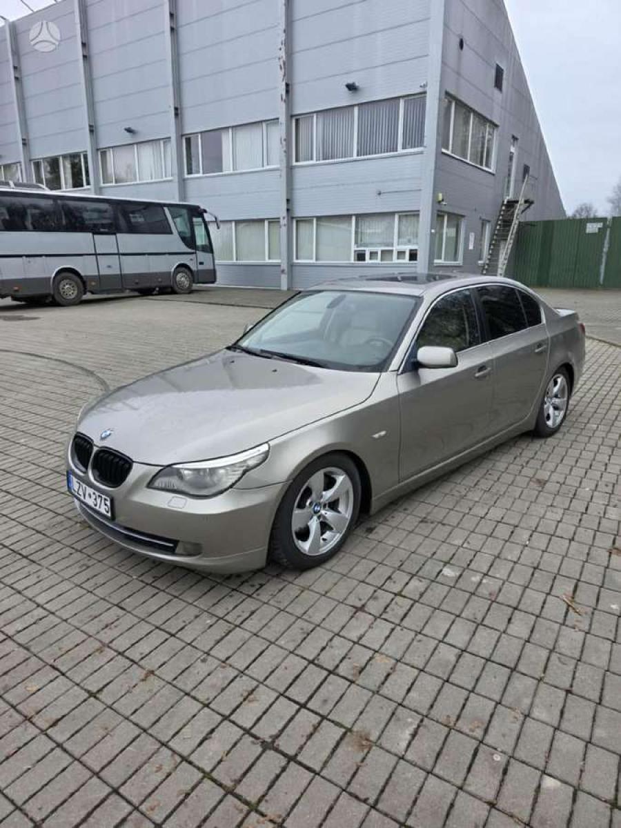 Brown BMW 520 2007 in Marijampole, with an engine capacity of 2.00 L and mileage of 396 thousand km for 3600 €, photo 1 on AUTOMOTO.COM.LV