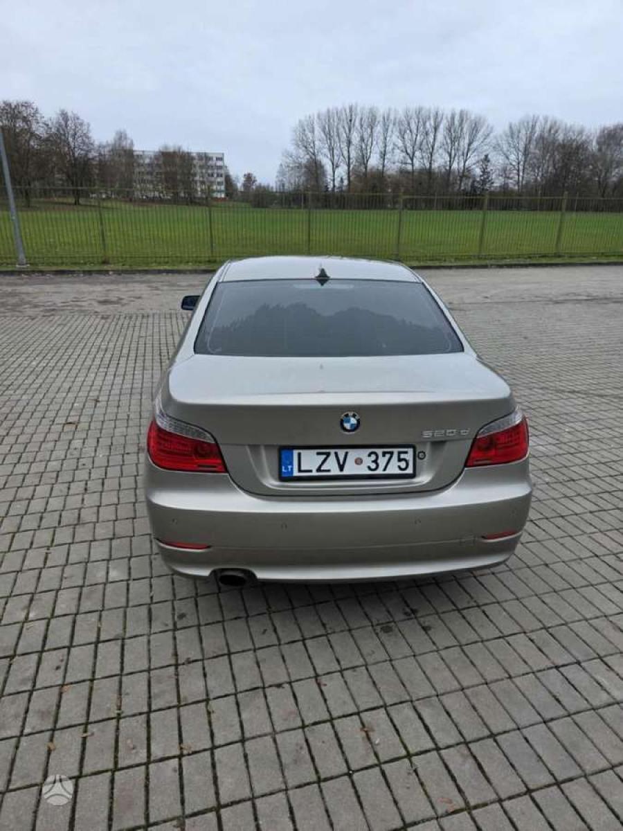 Brown BMW 520 2007 in Marijampole, with an engine capacity of 2.00 L and mileage of 396 thousand km for 3600 €, photo 3 on AUTOMOTO.COM.LV