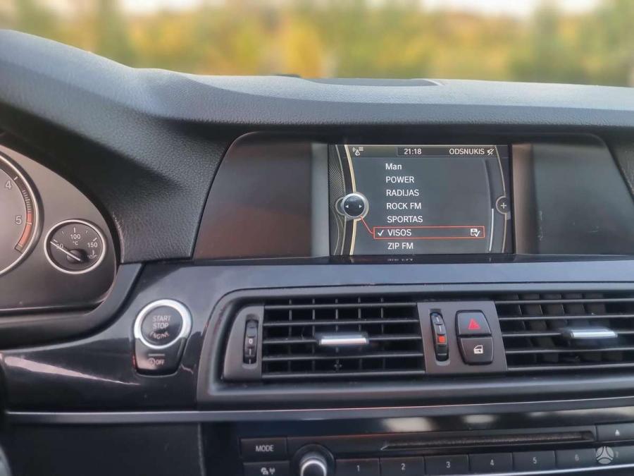 Brown BMW 520 2011 in Alytus, with an engine capacity of 2.00 L and mileage of 257 thousand km for 6420 €, photo 19 on AUTOMOTO.COM.LV