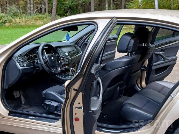 Brown BMW 520 2011 in Riga, with an engine capacity of 2.00 L and mileage of 0 thousand km for 6550 €, photo 7 on AUTOMOTO.COM.LV