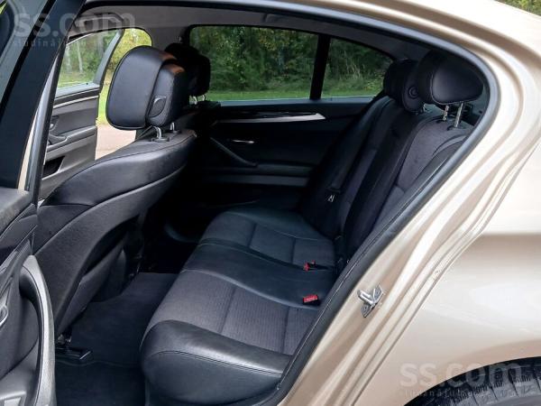 Brown BMW 520 2011 in Riga, with an engine capacity of 2.00 L and mileage of 0 thousand km for 6550 €, photo 8 on AUTOMOTO.COM.LV
