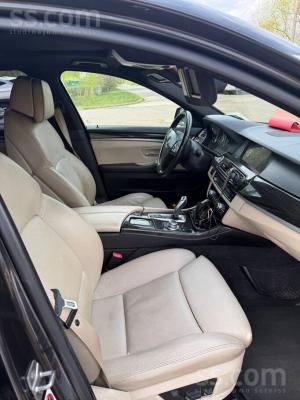 Brown BMW 520 2012 in Riga, with an engine capacity of 2.00 L and mileage of 283 thousand km for 10500 €, photo 9 on AUTOMOTO.COM.LV