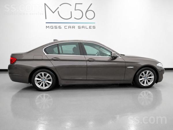 Brown BMW 520 2012 in Riga, with an engine capacity of 2.00 L and mileage of 232 thousand km for 7900 €, photo 8 on AUTOMOTO.COM.LV