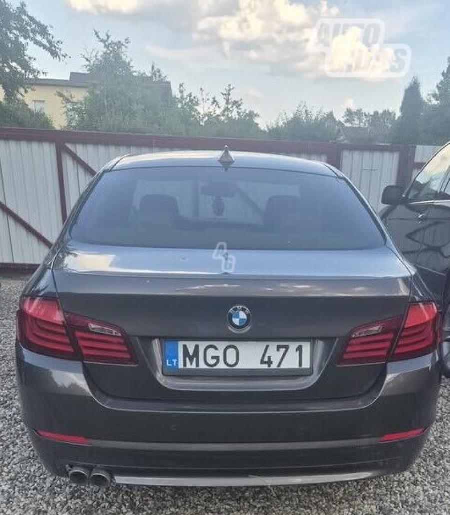 Brūns BMW 520 2012 Viļņa, ar dzinēja tilpumu 2.00 L un nobraukumu 258 tūkst. km par 11000 €, foto 6 vietnē AUTOMOTO.COM.LV