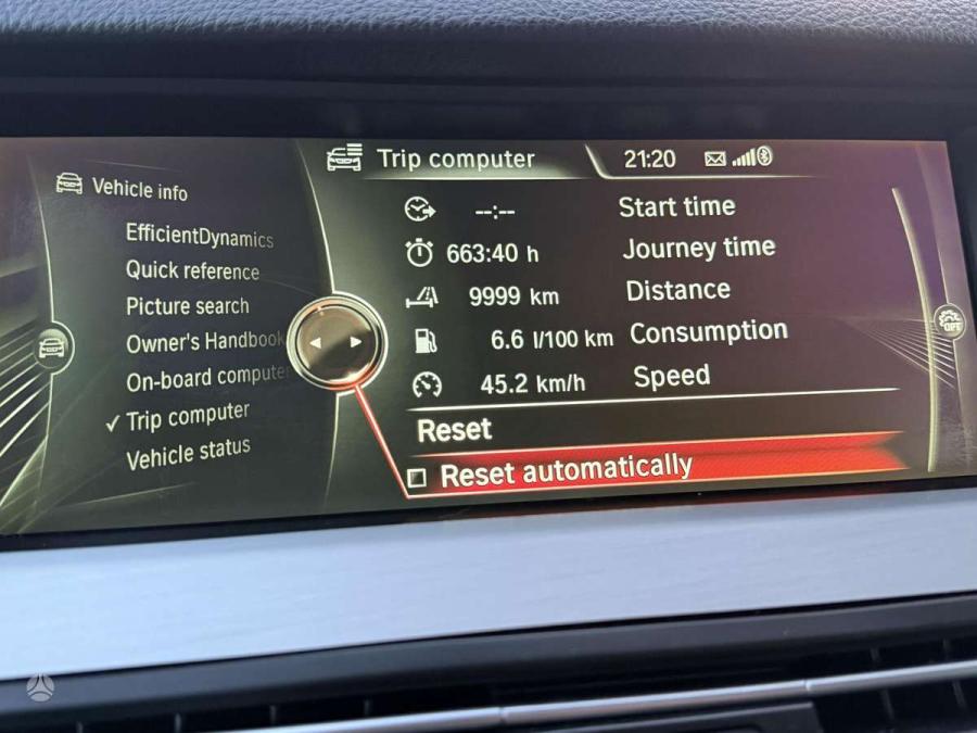 Brūns BMW 520 2013 Viļņa, ar dzinēja tilpumu 2.00 L un nobraukumu 244 tūkst. km par 9250 €, foto 13 vietnē AUTOMOTO.COM.LV