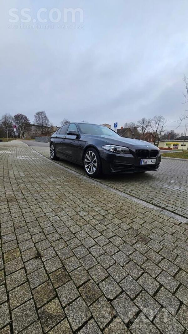 Brown BMW 520 2014 in Rezekne, with an engine capacity of 2.00 L and mileage of 215 thousand km for 10750 €, photo 2 on AUTOMOTO.COM.LV