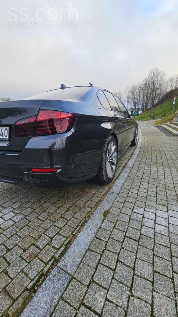 Brown BMW 520 2014 in Rezekne, with an engine capacity of 2.00 L and mileage of 215 thousand km for 10750 €, photo 3 on AUTOMOTO.COM.LV