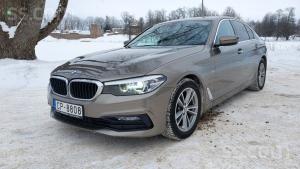 Brown BMW 520 2017 in Aluksne, with an engine capacity of 2.00 L and mileage of 0 thousand km for 17500 €, photo  on AUTOMOTO.COM.LV