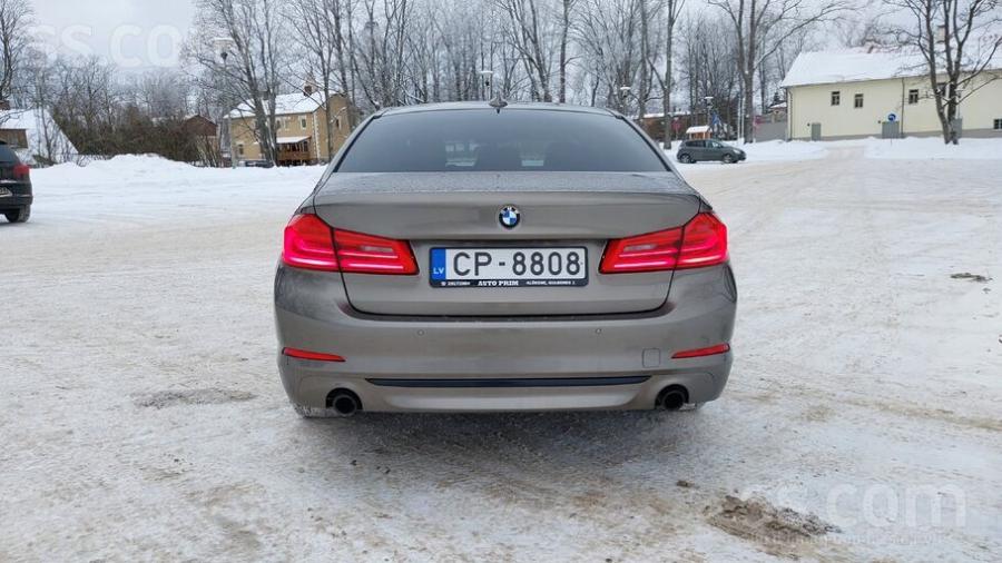 Brown BMW 520 2017 in Aluksne, with an engine capacity of 2.00 L and mileage of 0 thousand km for 17500 €, photo 11 on AUTOMOTO.COM.LV