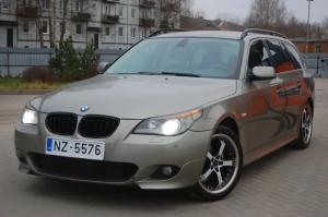 Brūns BMW 520 2007 Jēkabpils, ar dzinēja tilpumu 2.00 L un nobraukumu 282 tūkst. km par 4100 €, foto  vietnē AUTOMOTO.COM.LV