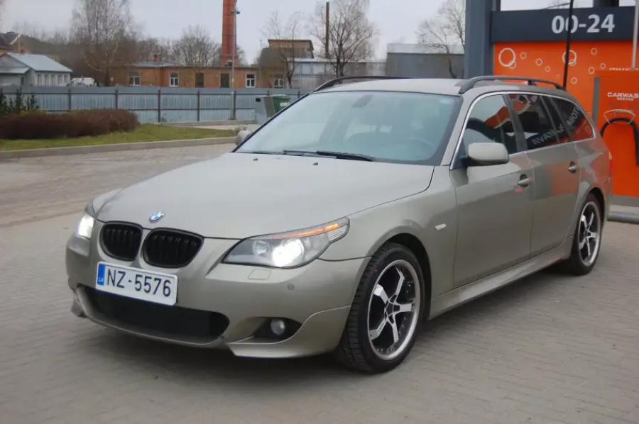 Коричневый БМВ 520 2007 в Екабпилс, объемом двигателя 2.00 л и пробегом 282 тыс. км за 4100 €, фото 4 на AUTOMOTO.COM.LV