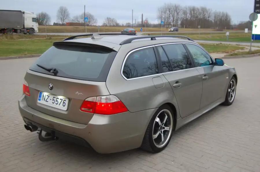 Коричневый БМВ 520 2007 в Екабпилс, объемом двигателя 2.00 л и пробегом 282 тыс. км за 4100 €, фото 6 на AUTOMOTO.COM.LV